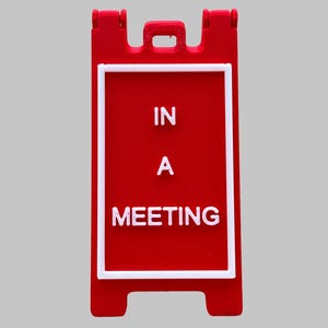 Customizable 3D Printed Desktop Sign - Office Status Indicator - Etsy