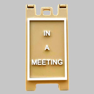 Customizable 3D Printed Desktop Sign - Office Status Indicator - Etsy