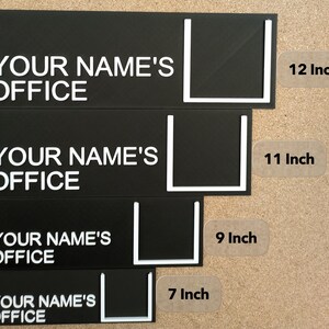 Personalized Office Door Sign | Custom Name, Status Indicator | the ...