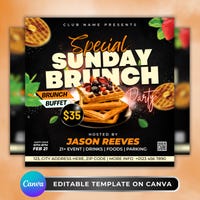 Social Distancing Brunch Invite, Self-isolation Brunch Invite, Virtual ...