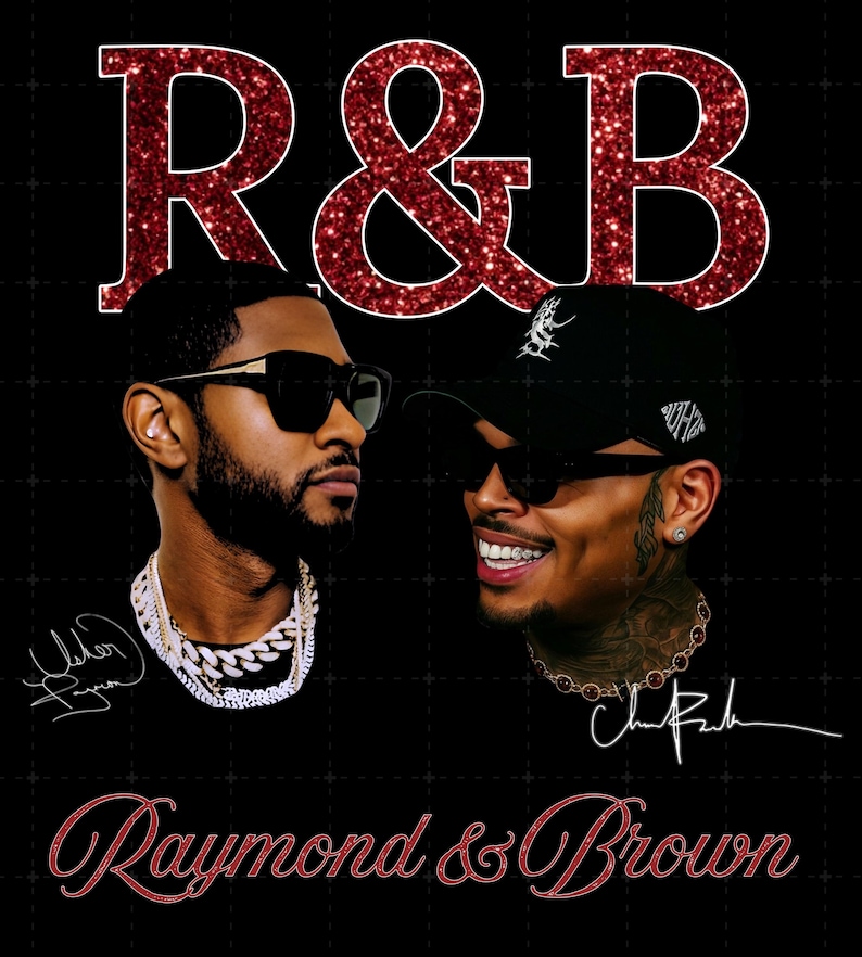 Usher Raymond and Brown R&B Tour 2026 PNG File (digital Download) - Etsy