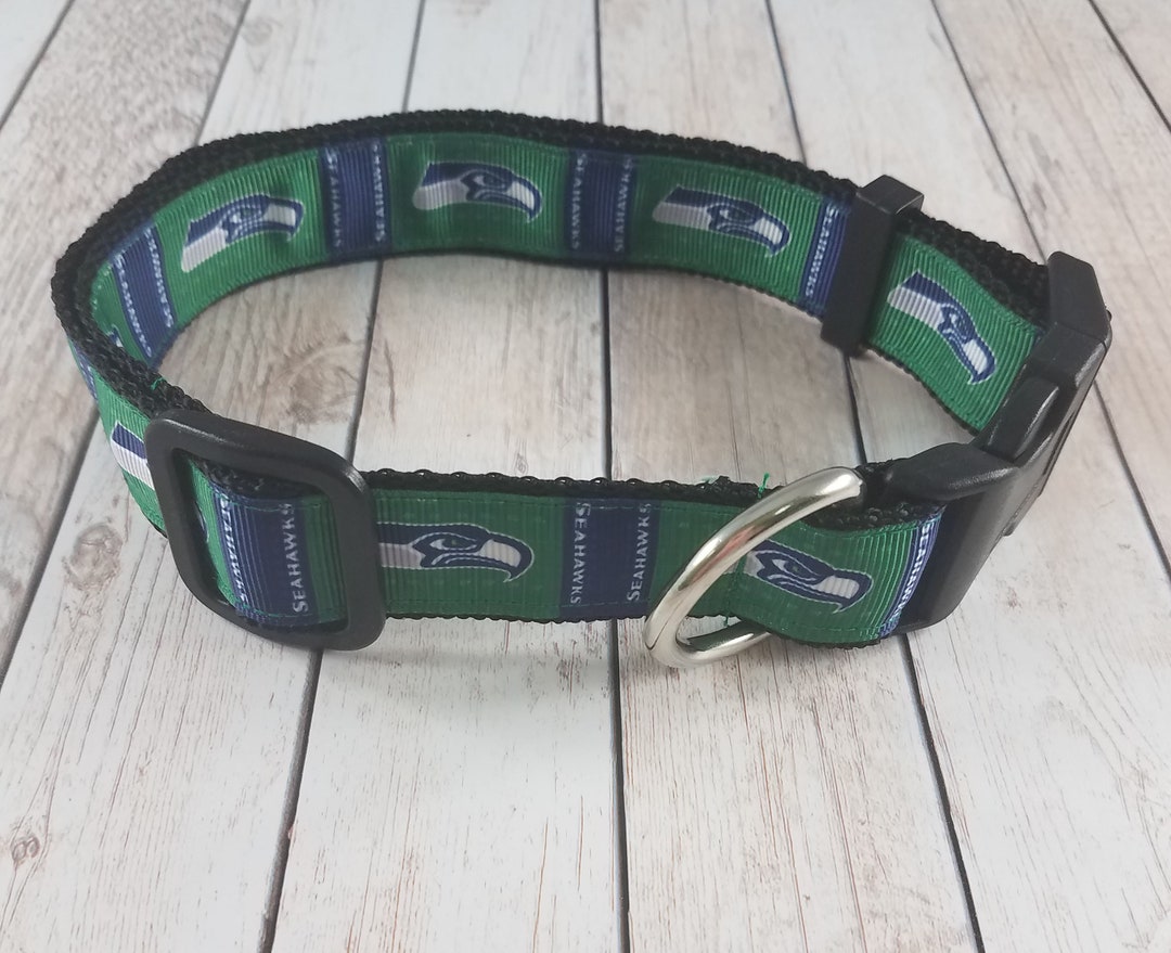 Dog Collar Adjustable Seattle Seahawks - Etsy UK