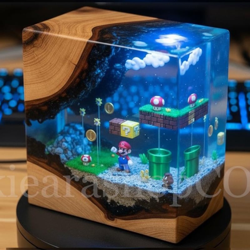 Resin Mario Light - Etsy