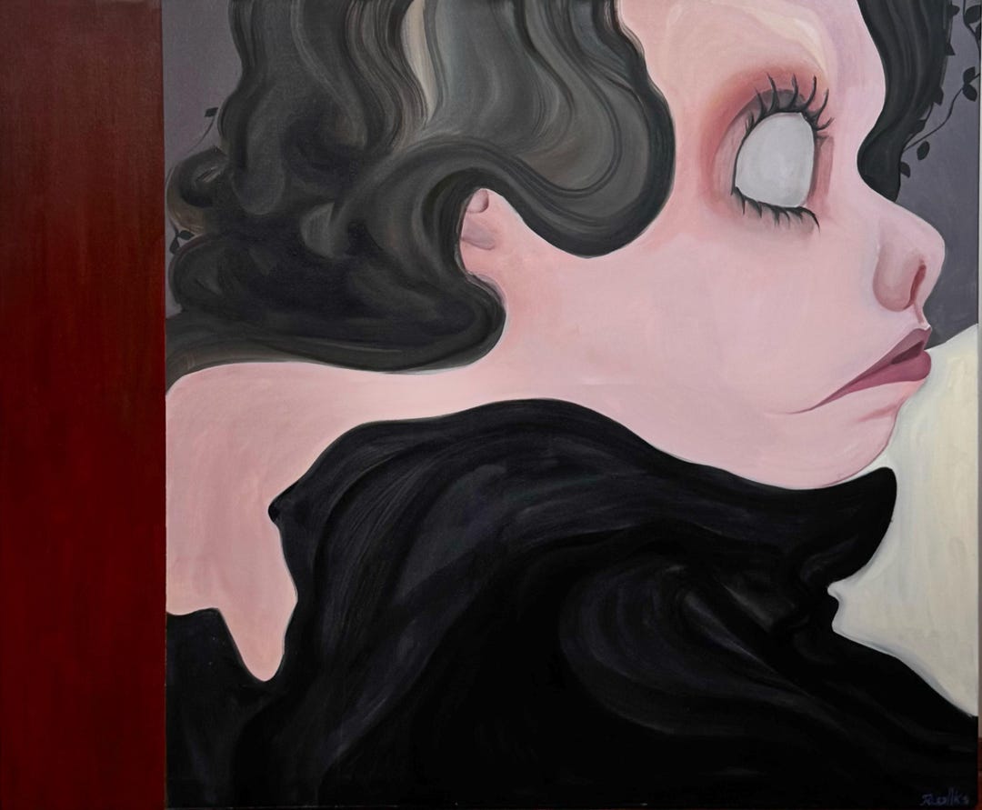 Dysmorphophobia – Original Oil Painting, Modern Abstract Figurative. - Etsy