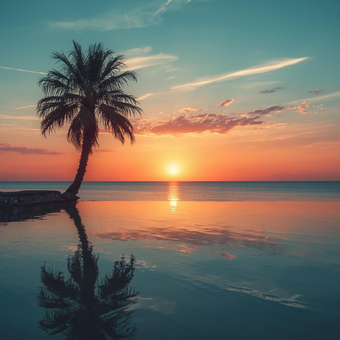 Minimalist Beach Digital Backgrounds Tropical Summer Aesthetic for ...