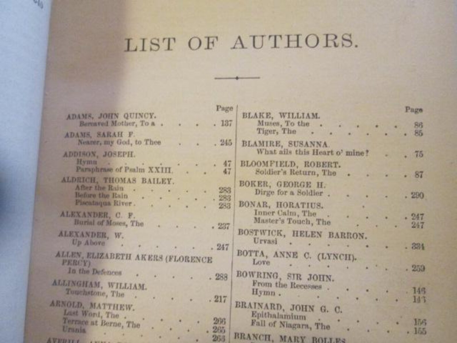 Songs of Three Centuries Poems 1500s-1800s Edited by J.G. Whittier ...