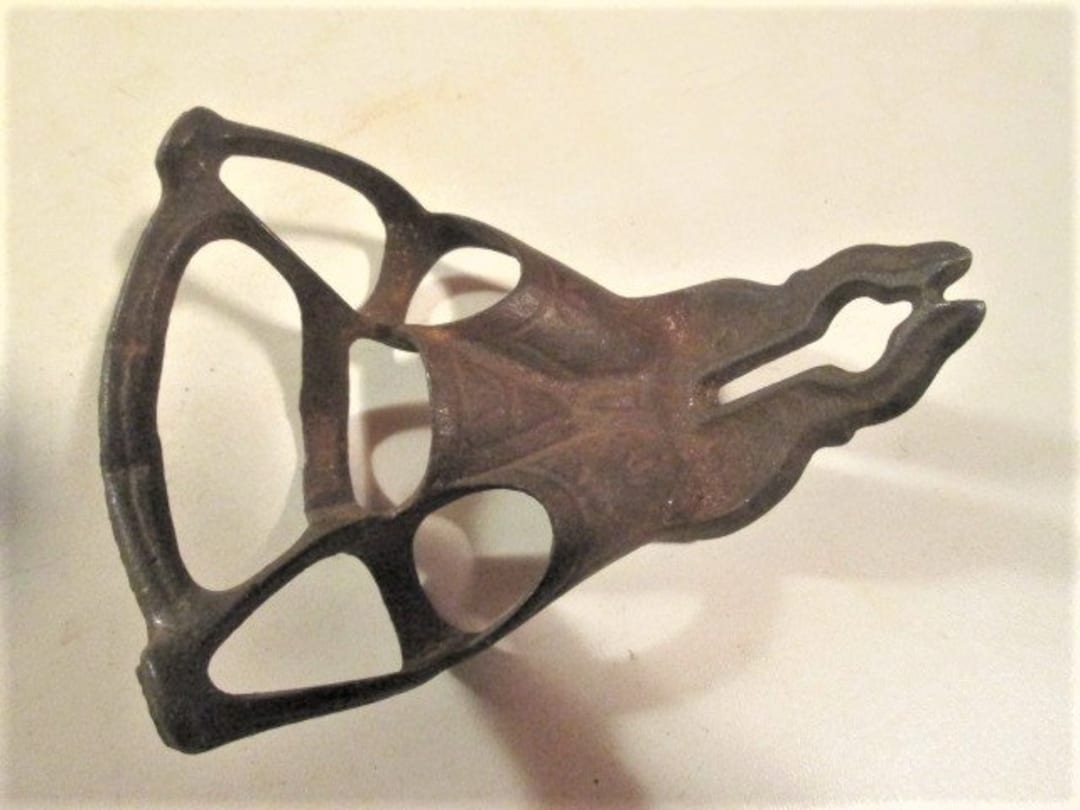 Antique Cast Iron Flag Holder Simpson Patent 1895 Delicate and Fine ...
