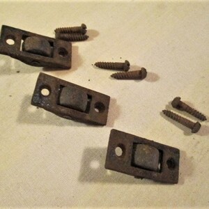 Antique Trunk Casters Rollers Victorian Vintage Cast Iron Repair ...