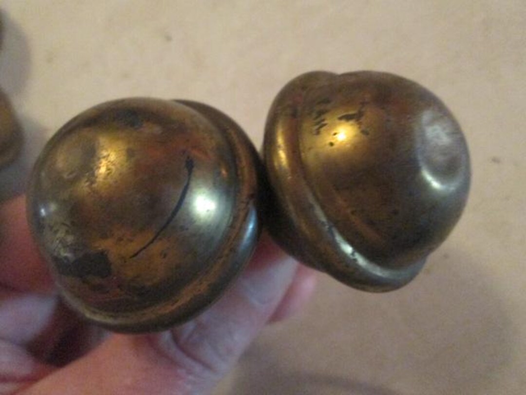 PAIR Curtain Rod Ends Finials Victorian or Edwardian Era Antique ...