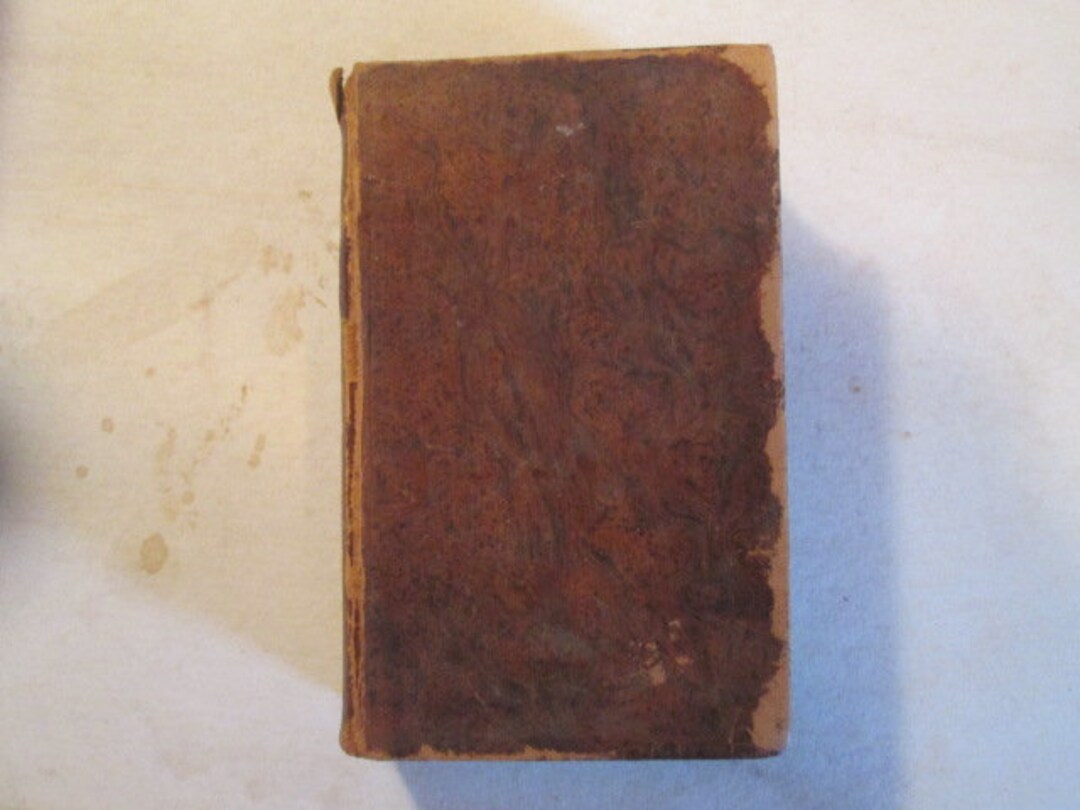 1830s Leather Bound Book Rise and Progress Religion in the Soul ...