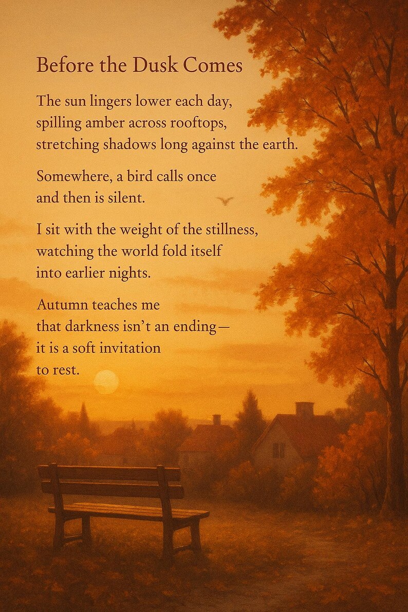 Autumn Veins | Poetic Autumn E-booklet PDF, Digital Poetry Book With ...