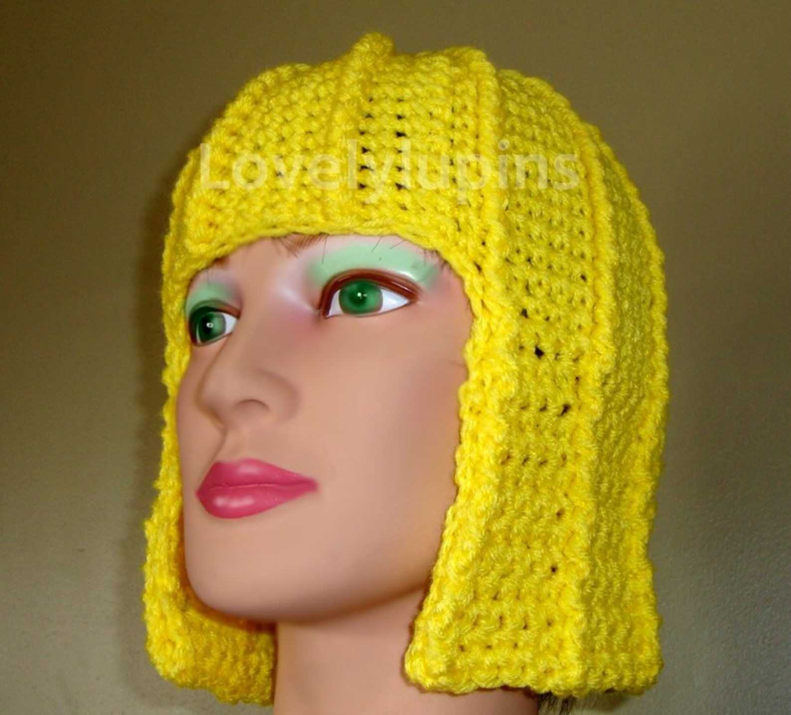 Crochet, Hair Hat, Pattern, Wig, Wig Hat, Women, Blondes, Fun, Crochet ...