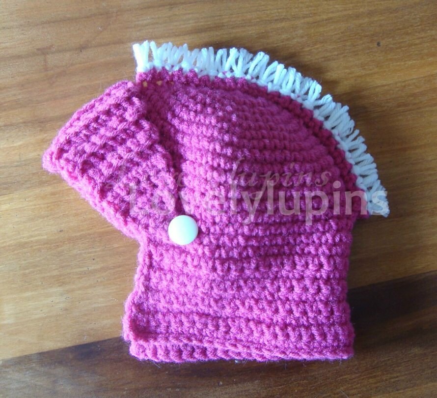 Crochet Baby Hat Pattern Knight Spartan Face Shield - Etsy