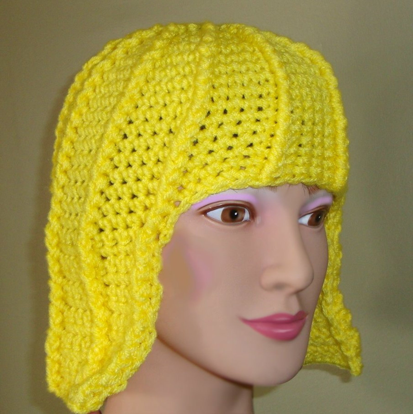 Crochet, Hair Hat, Pattern, Wig, Wig Hat, Women, Blondes, Fun, Crochet ...