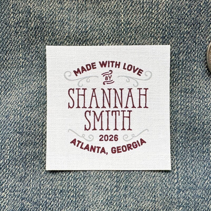 Made With Love Label - Etsy