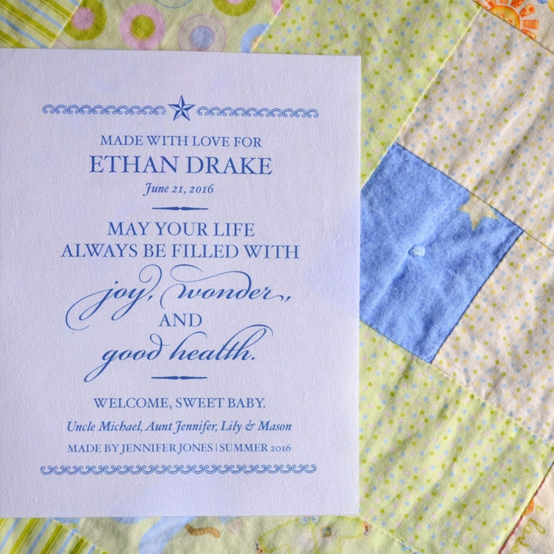 Quilt Labels Personalized - Etsy