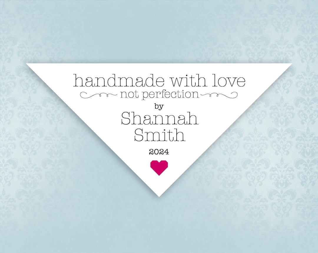 Personalized Corner Quilt Labels: Custom Sew-on Fabric Patch - Etsy