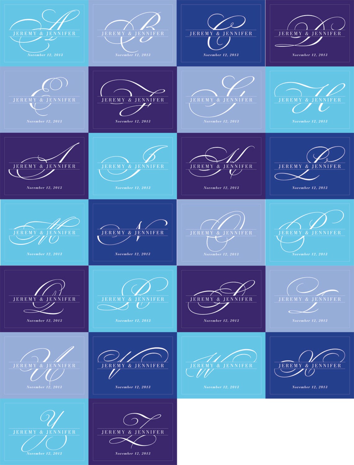 Personalized Monogram Wedding Dress Label Sew in Patch Something Blue ...