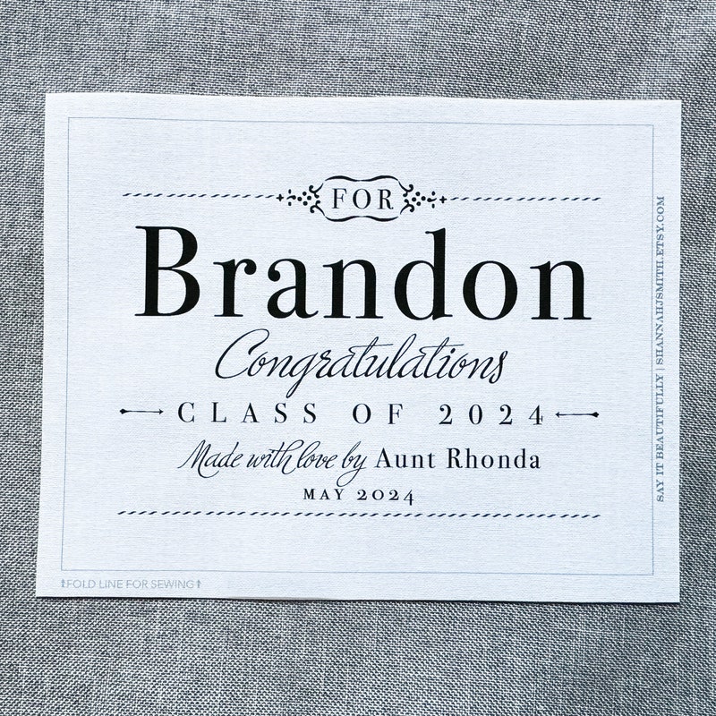 Quilt Sewn Letters - Etsy