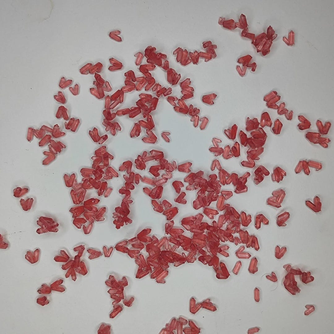 Red Basing Crystals for 28mm Lotr Middle Earth War Star Wars Legion Dnd ...