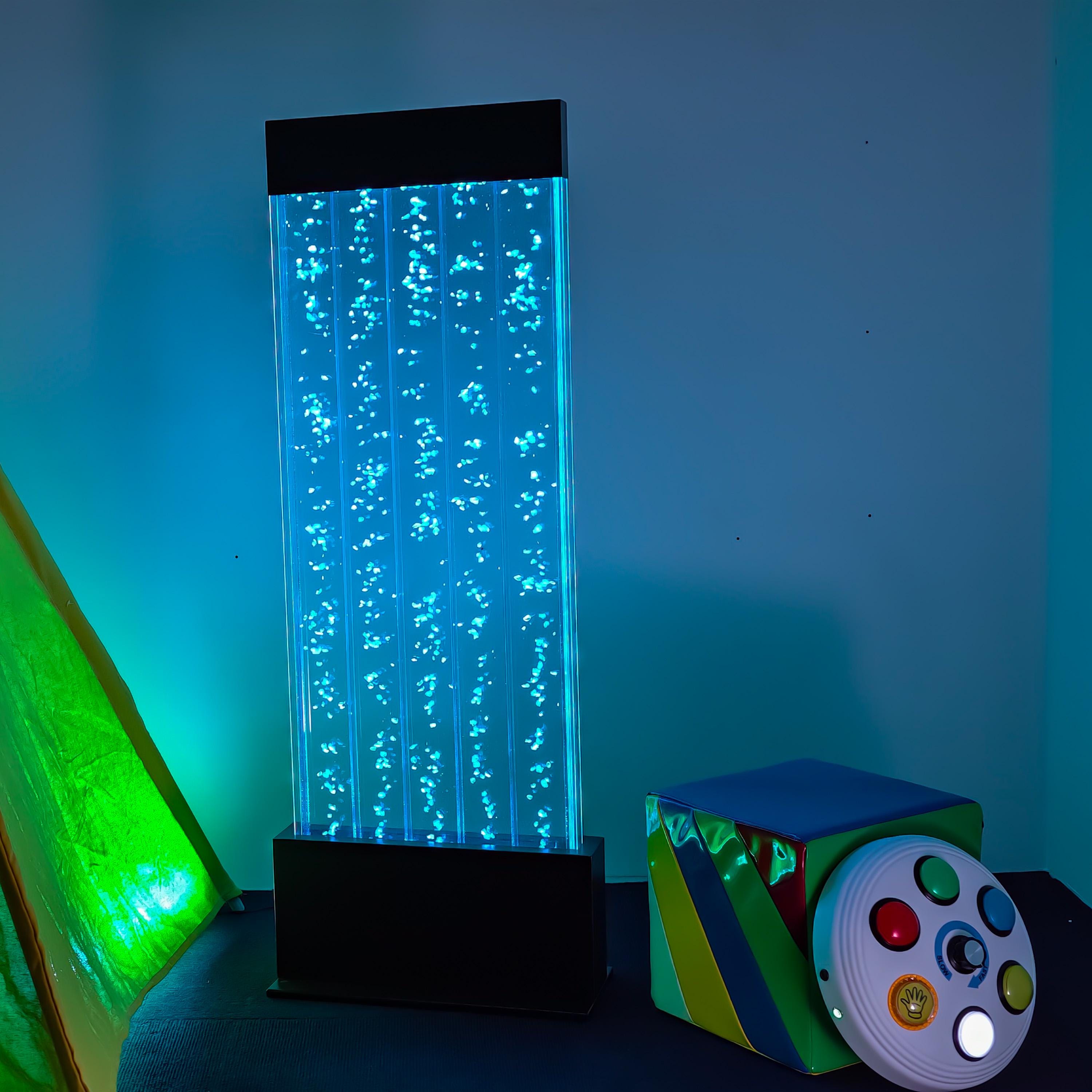 Large Sensory Bubble Wall LED Water Panel for Autism ADHD Calming ...