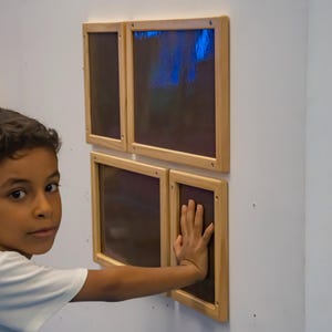 Heat-sensitive Wall Panel Set, Color-changing Sensory Board - Etsy