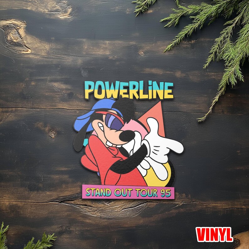Powerline A Goofy Movie Disney Peeker Peeking Car Window Decals ...