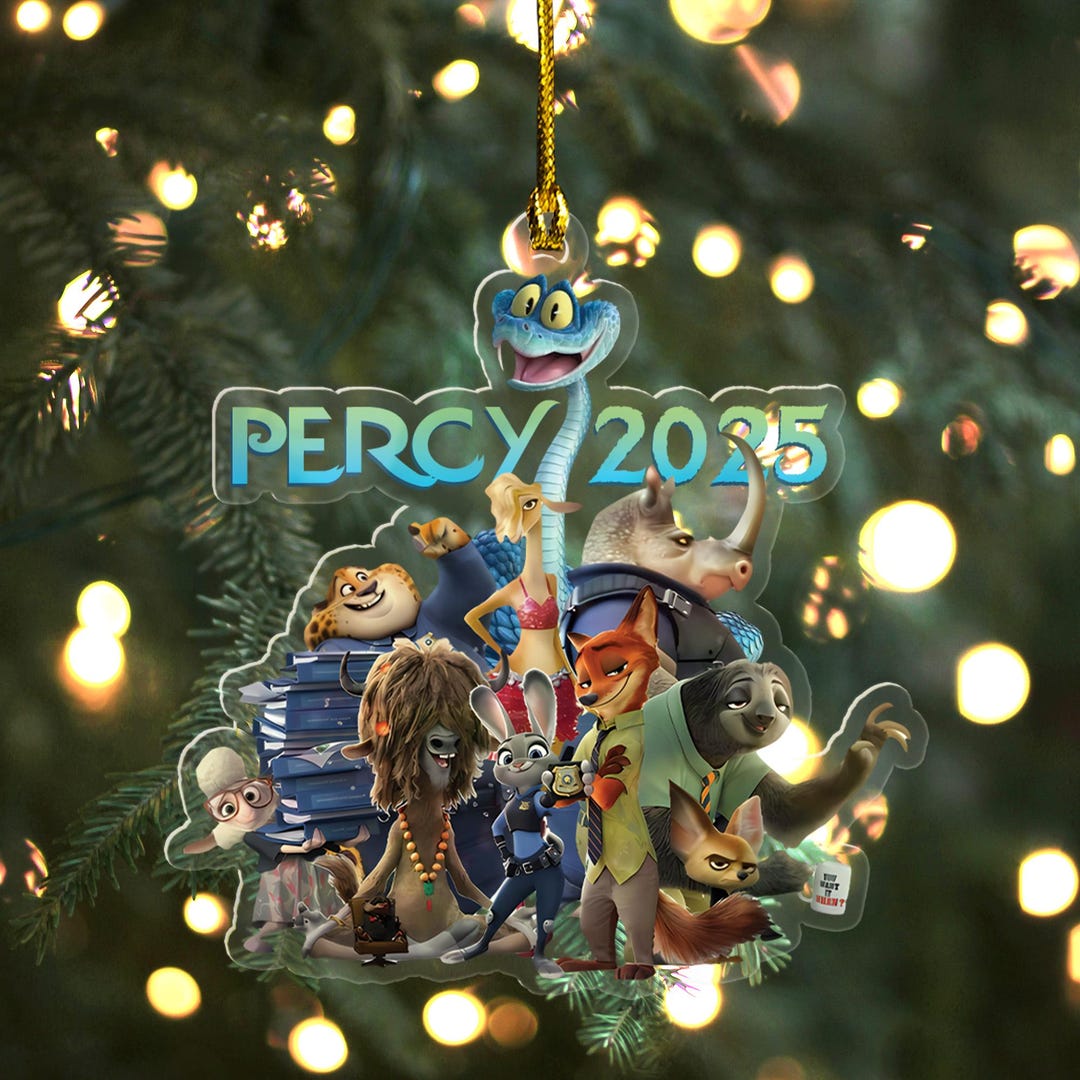 Personalized Disney Zootopia 2 Nick Judy Gary Ornament/disney Zootopia ...
