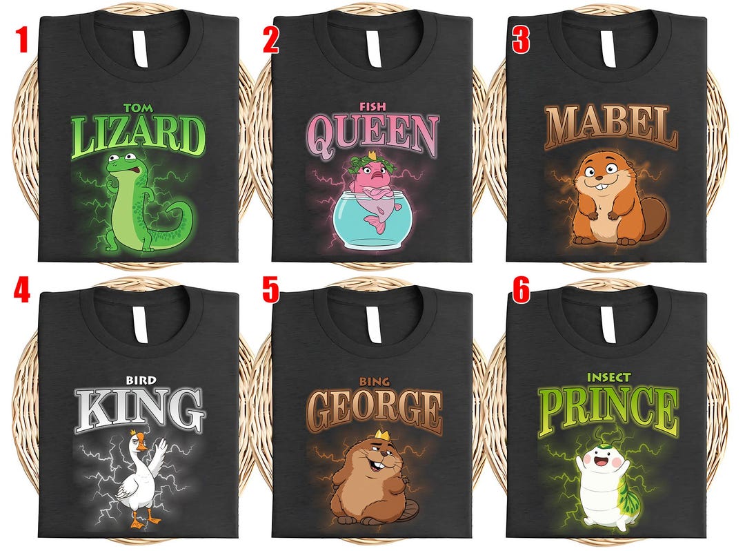 Disney Pixar Movie Hoppers 2026 Shirt, Tom Lizard Fish Queen Mabel ...