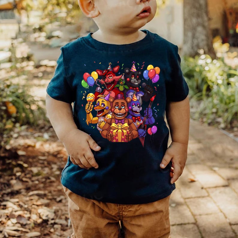 FNAF Chaotic and Ironic Birthday Party Shirt, Retro Arcade Game Shirt ...