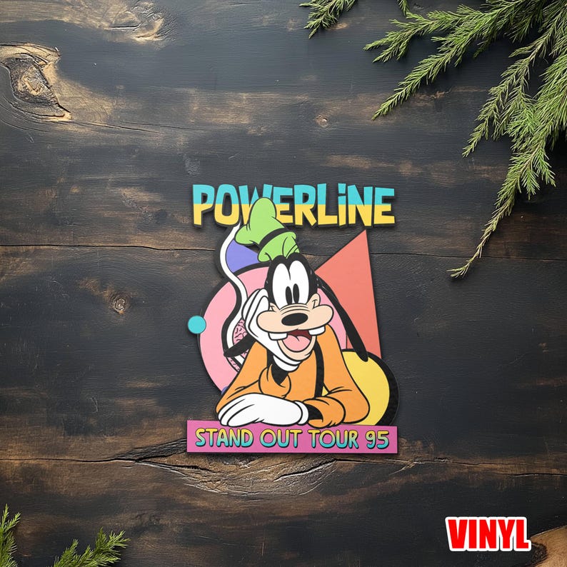 Powerline A Goofy Movie Disney Peeker Peeking Car Window Decals ...