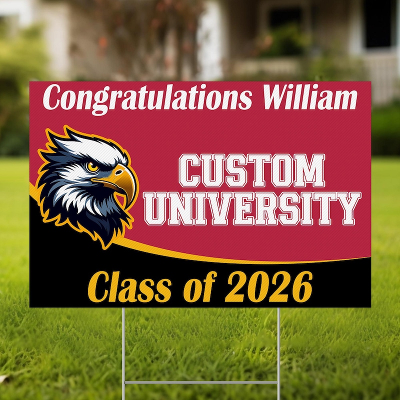 College Yard Sign - Etsy