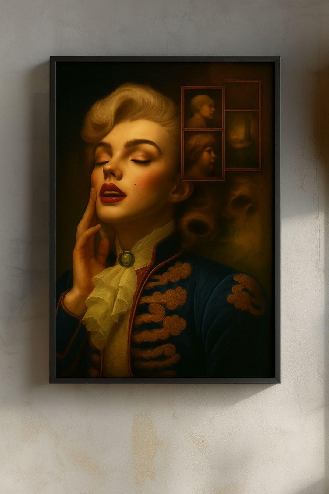 Elegant Vintage Portrait | Old Master Style Digital Painting | Baroque ...