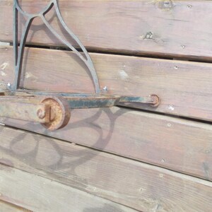 Antique Shorter Heavy Cast Iron Treadle Sewing Machine Base Legs W ...