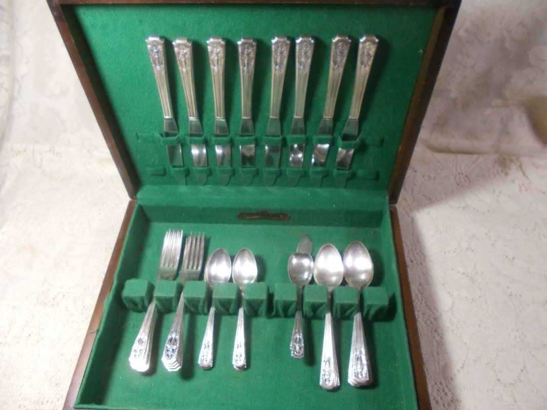 34 Pieces Harmony House Silver Plate AA Classic Filigree-service for 8 - Etsy