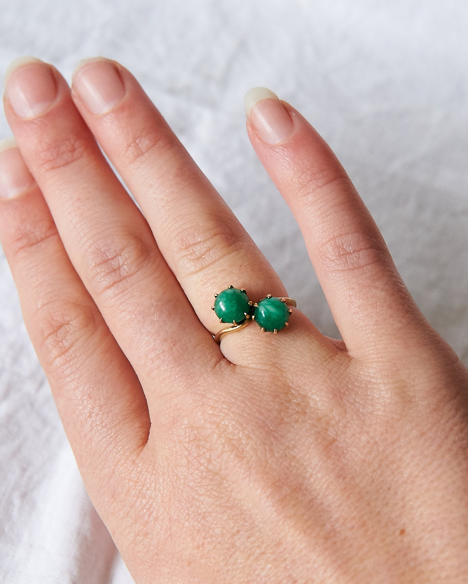 Stunning Jade Ring Gold - Etsy
