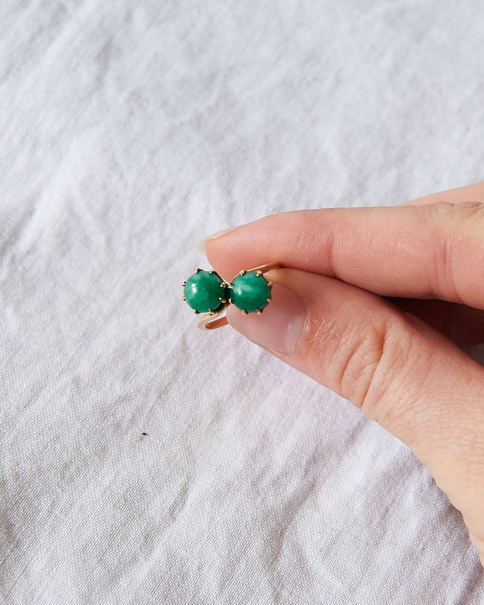 Stunning Jade Ring Gold - Etsy