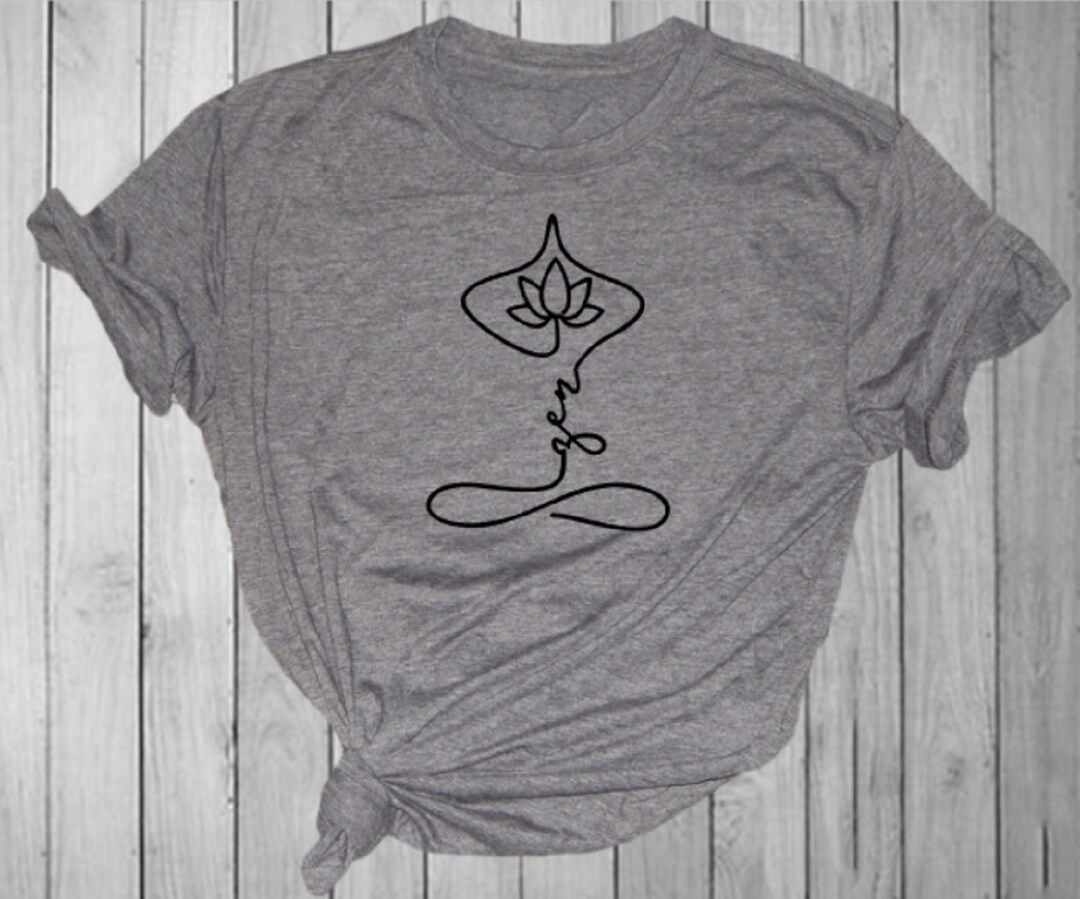 Zen / Meditation / Serenity Single Line Ladies / Women's T-shirt - Etsy