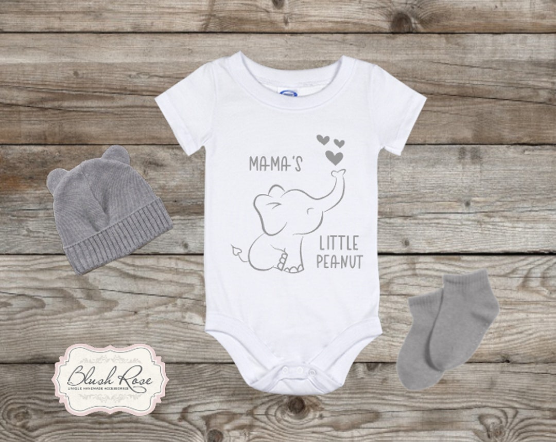 Mama's Daddy's Nana's Mimi's Glamma's Little Peanut Onesie Baby ...