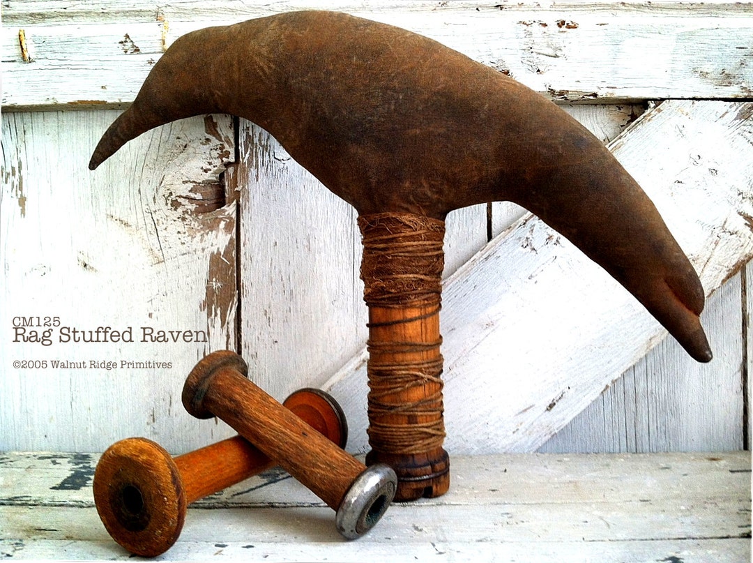 Crow Raven Make Do Instant Download E-pattern by Walnut Ridge ...