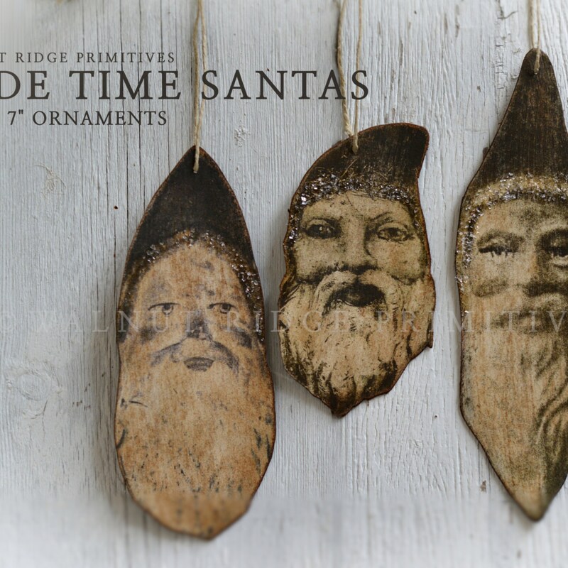 Primitive Santa Pattern - Etsy