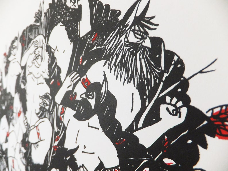 Centaur Forest Screen Print - Etsy
