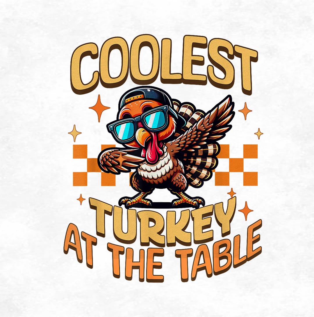 Coolest Turkey at the Table, Funny Thanksgiving, Hip Hop Turkey ...