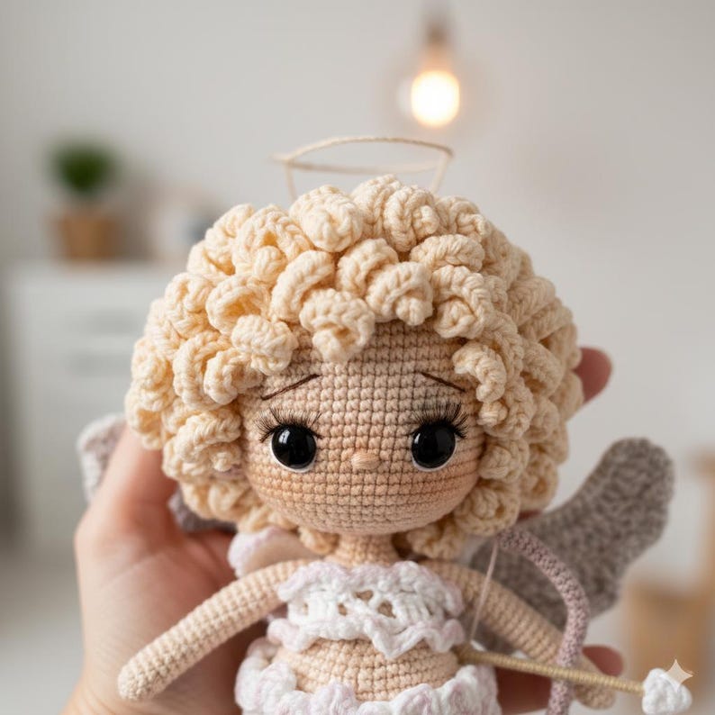 Amigurumi Angel Crochet Pattern Christmas Guardian Plush Doll - Etsy