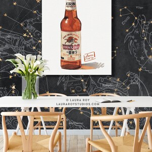 Kirin Ichiban Watercolor | Giclée Print - Etsy