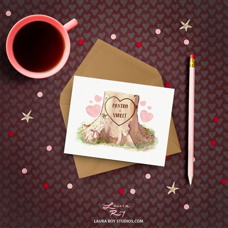 Valentine Cards Single - Etsy