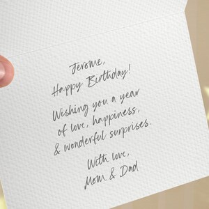 Personalized Birthday Cake With Name Card - Watercolor Cake With ...