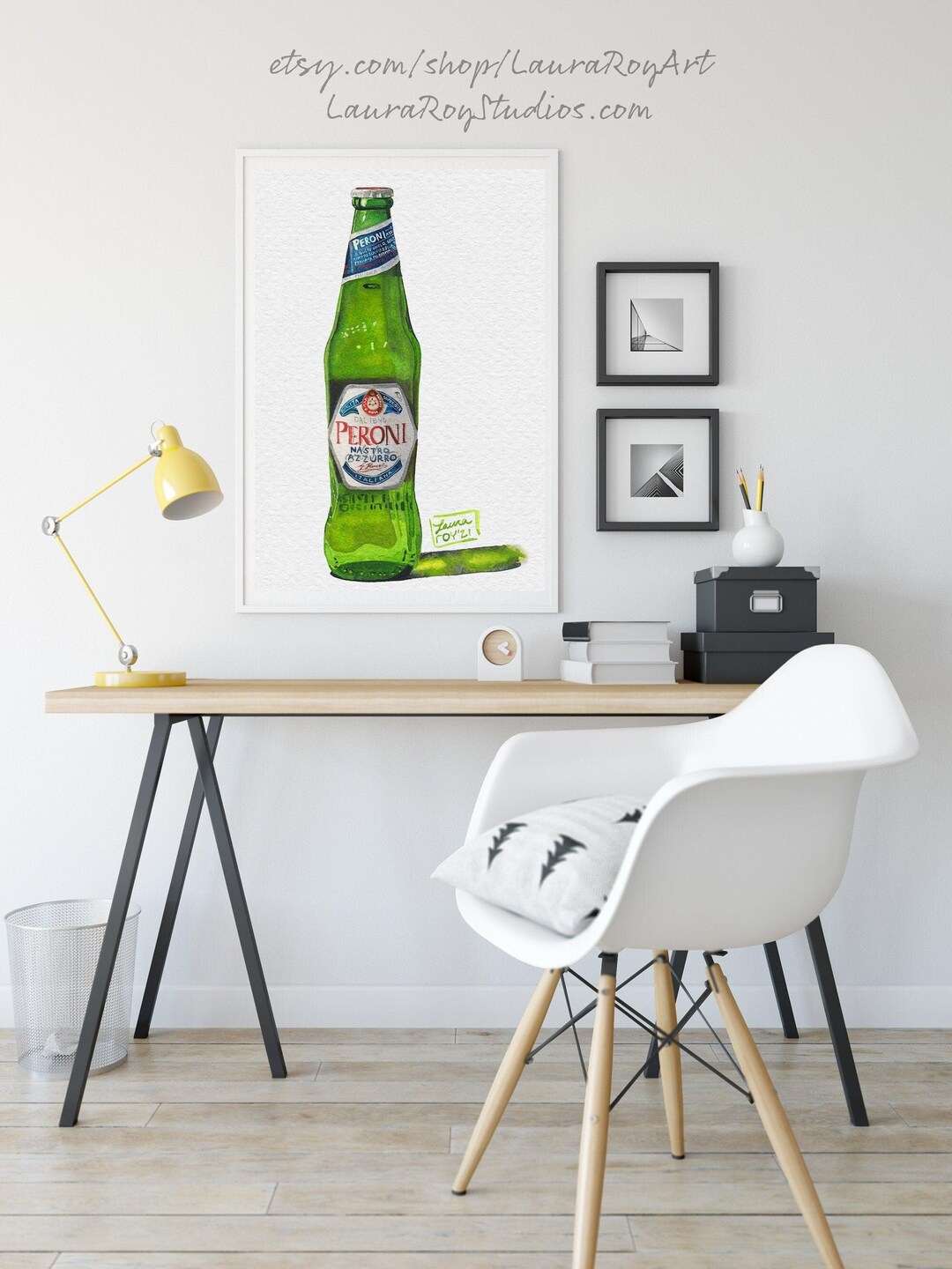 Peroni Watercolor | Giclée Print - Etsy