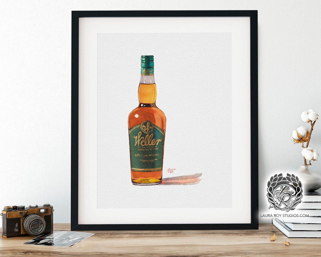 Weller Green Special Reserve Watercolor Giclée Print – Wheated Bourbon ...
