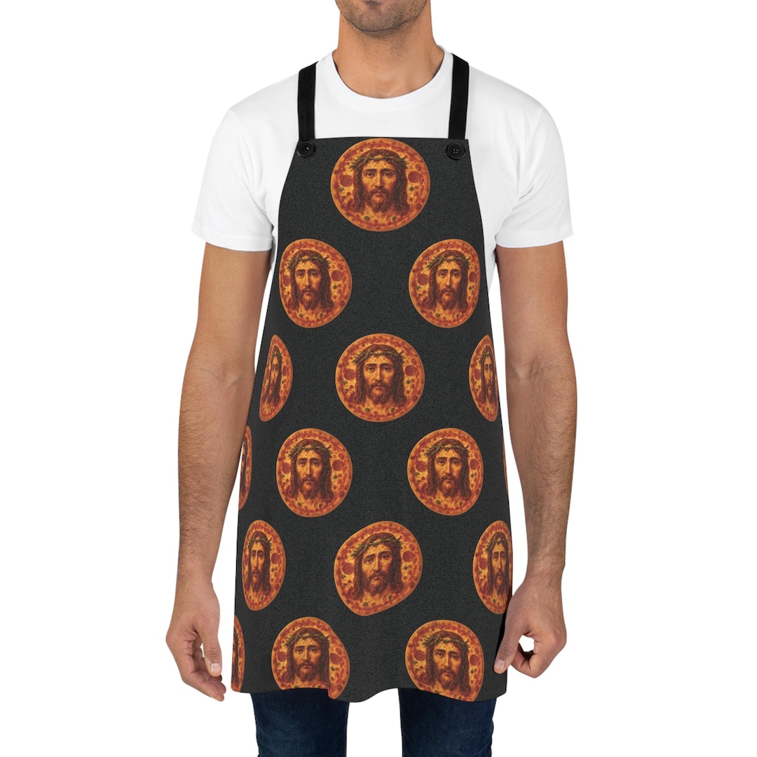 Jesus Crust Apron | Jesus Pizza Meme - Etsy
